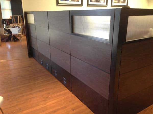 AIS Matrix Cubicles with Woodgrain Laminate | FCI & Design